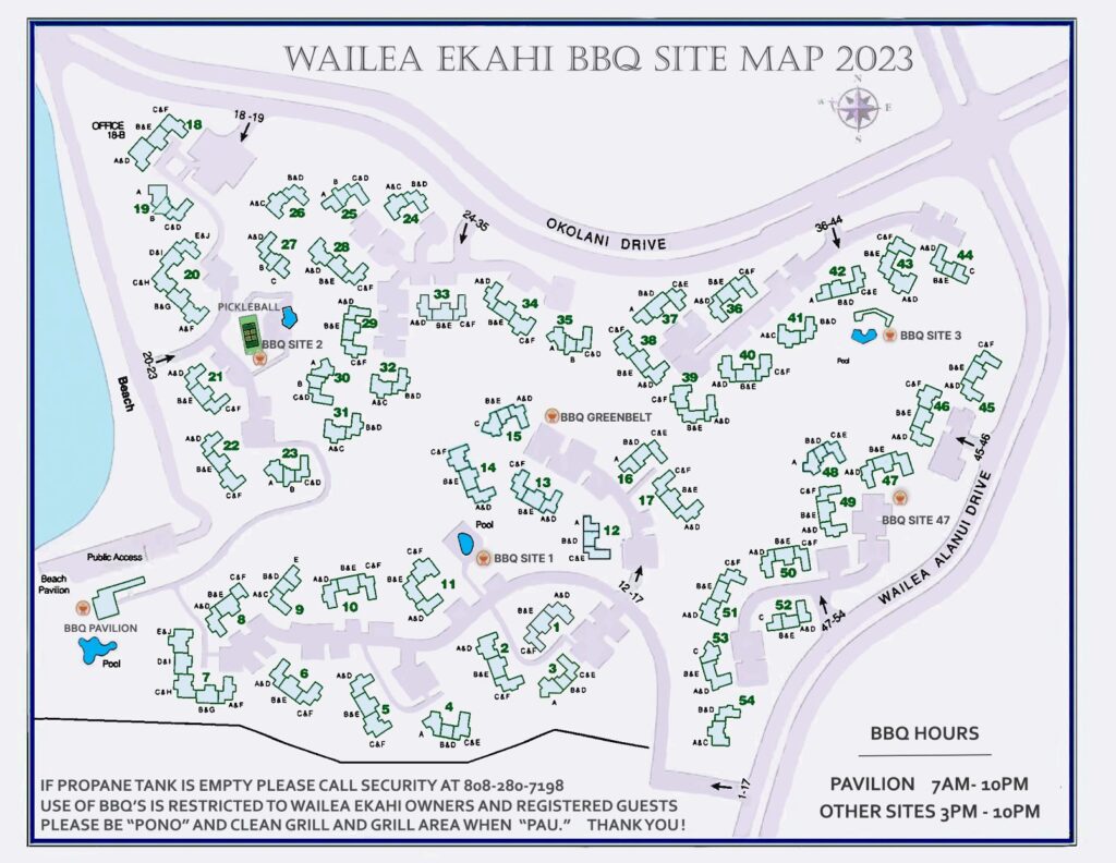 Maui & Wailea Village Maps - Wailea Ekahi Village - Maui, HI